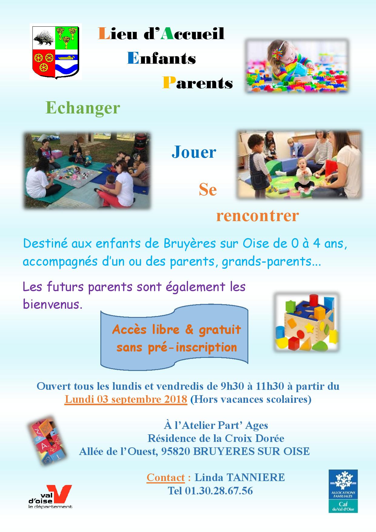 Lieu Accueil Enfants Parents | Bruyères sur Oise Lieu Accueil Enfants Parents | Bruyères sur Oise
